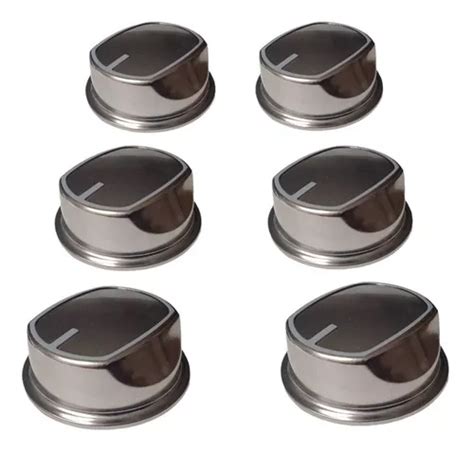 Kit Perillas Para Estufa Whirlpool Cromada Original Env O Gratis