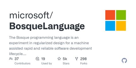 Github Microsoftbosquelanguage The Bosque Programming Language Is