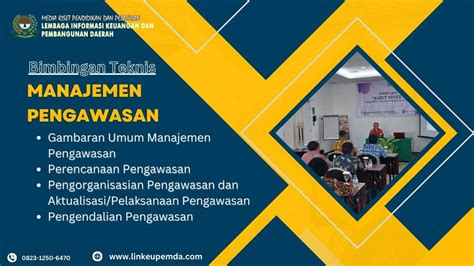 Bimtek Manajemen Pengawasan BIMTEK LINKEUPEMDA