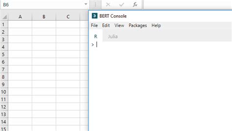 bert basic excel r tookit