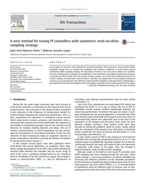 closed loop step response for tuning pid fractional order ﬁlter