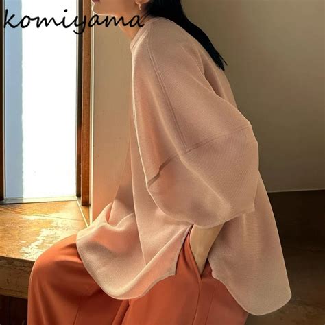 Komiyama O Neck Lantern Sleeve Shirts Blouses Vintage Elegant Mesh