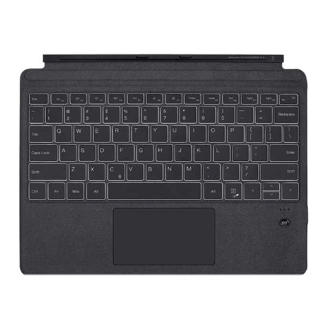 适用于microsoft Surface Pro 8 9 X 磁吸蓝牙键盘带背光