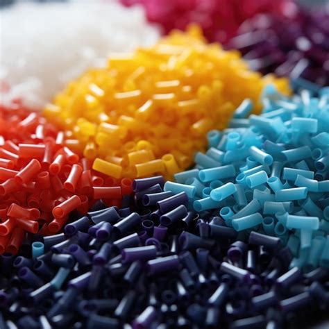 Premium Photo A Pile Of Assorted Colored Plastic Beads