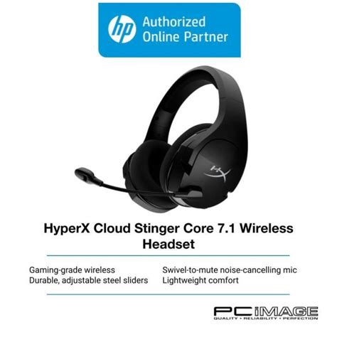 Hyperx Cloud Stinger Core 71 Wireless Headset Black Lazada