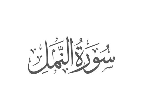 About Surah An Naml Quran Amrayn