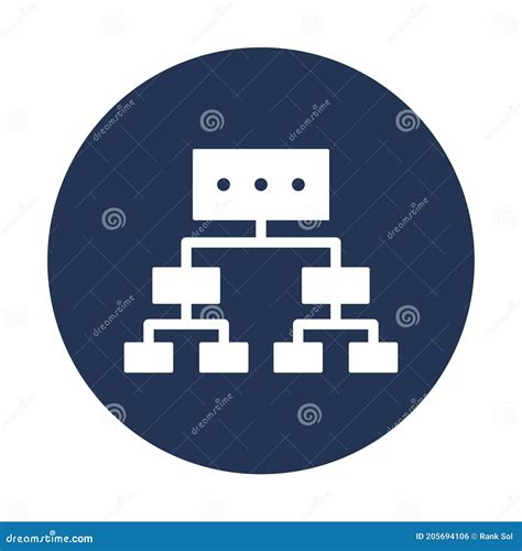 data sharing hierarchy vector icon which can easily modify stock