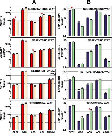 Effects Of Sex And Site On Amino Acid Metabolism Enzyme Gene Expression