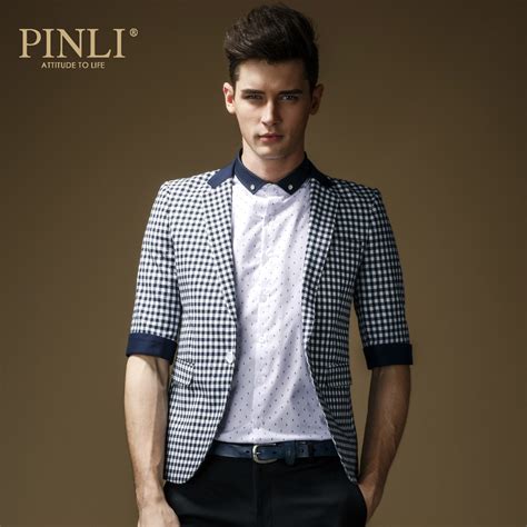Pinli品立 2013春装新款男装时尚休闲 男士韩版短袖西装西服 7042pinli旗舰店