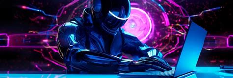 Premium Ai Image Programmer In A Spaceage Suit Symbolizing The Future Of Coding In Space