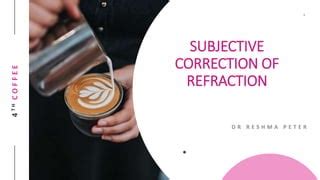 Subjective Refraction PPT