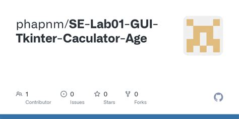 Github Phapnmse Lab01 Gui Tkinter Caculator Age