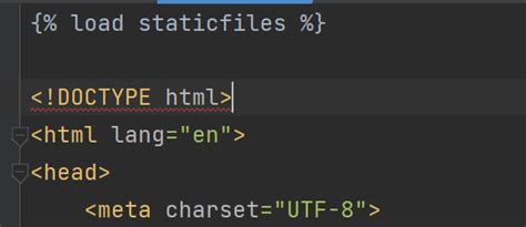 Django Doctype Html