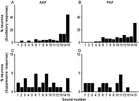 Neural Selectivity Of Vocalization Stimuli A And B Percentage