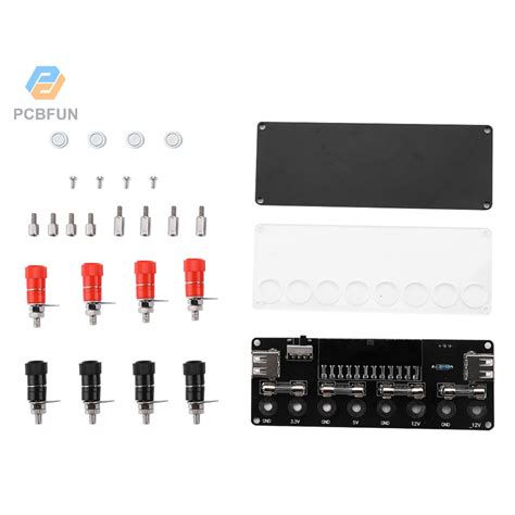 Pcbfun ATX SFX FLEX Adapter Power Board Desktop Chassis Power Module Voltage Adjustable Output