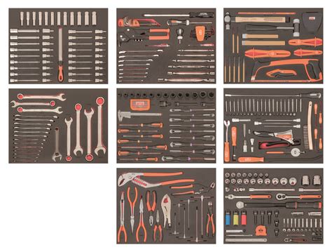 Bahco 357 Piece Auto Tool Kit In E77 9 Drawer Roller Cabinet Primetools