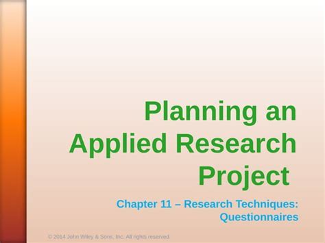 Ch11ppt Research Technique In Research Methods Ppt