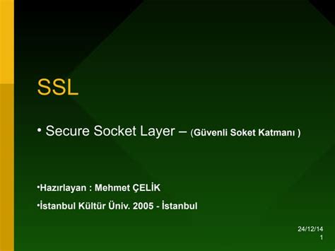 Ssl Ppt Ppt
