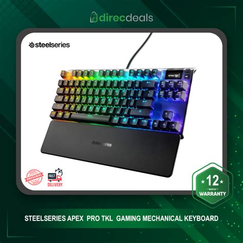 Steel Series Apex Pro TKL Mechanical Gaming Keyboard OLED Smart Display Lazada PH