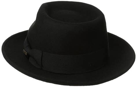 Classico Mens Crushable Wool Felt Fedora Black Cf11918tksr Felt