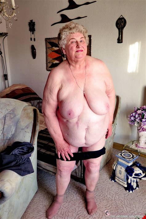 Fat Old Granny Siberia Lets Out Her Saggy Tits And Poses Naked At Her Home CoedCherry