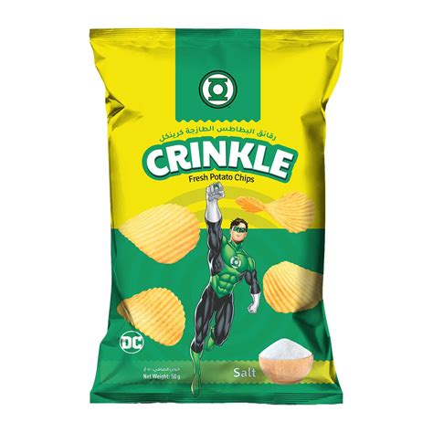 Green Lantern Salt Crinkle Fresh Potato Chips 50 G Online At Best Price