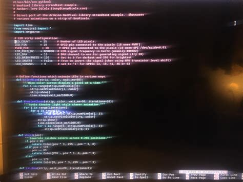 Python Need Help With Controlling Ws2812b Leds Raspberry Pi Stack