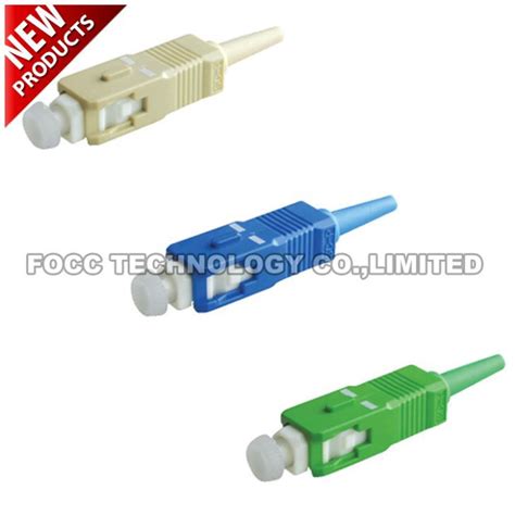 Sc Epoxy Connectors Simplex Or Duplex Multimode Or Singlemode 3 0mm 2 0mm 900µm Boots Sc Upc Sc