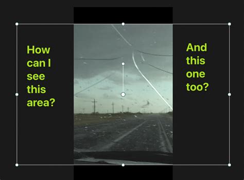 Is There A Way To See The Frame Overflow In Resolve Using Horizontal Video For Vertical
