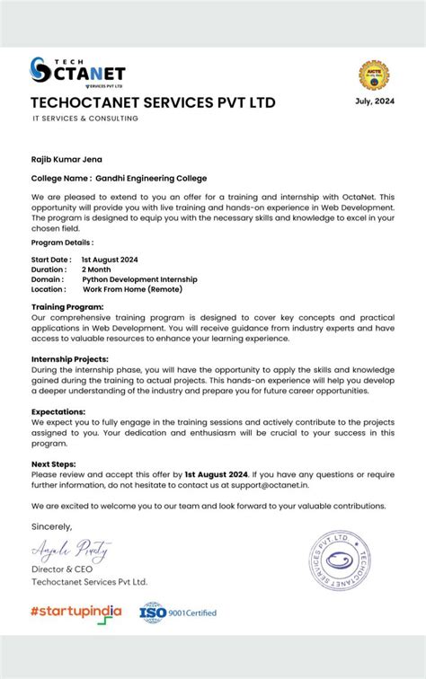 rajib kumar jena on linkedin internship webdevelopment python