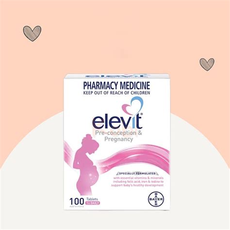 Elevit Pregnancy Multivitamin 100 Tablets Shopee Philippines