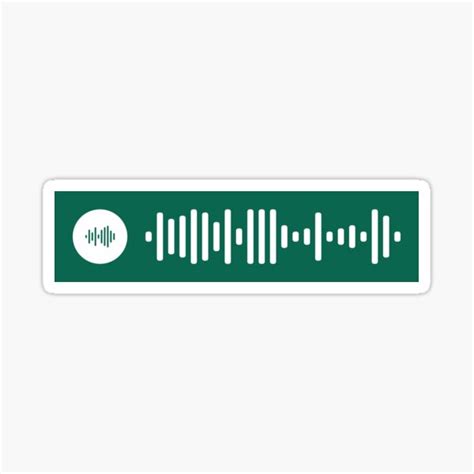 Hallucinate Dua Lipa Spotify Code Sticker For Sale By Spcodesticker