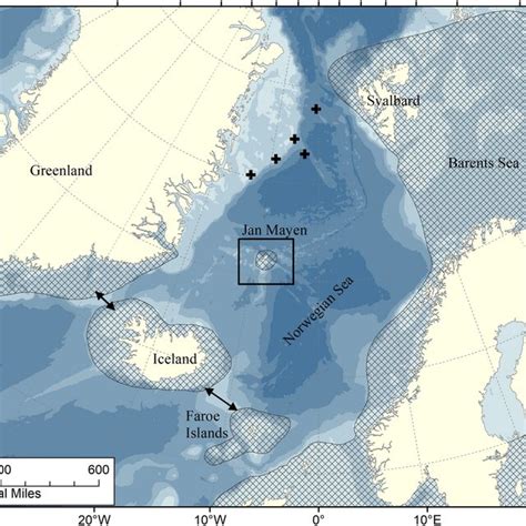 Distribution Of Cod Stocks In The Northeast Atlantic Hatched Areas