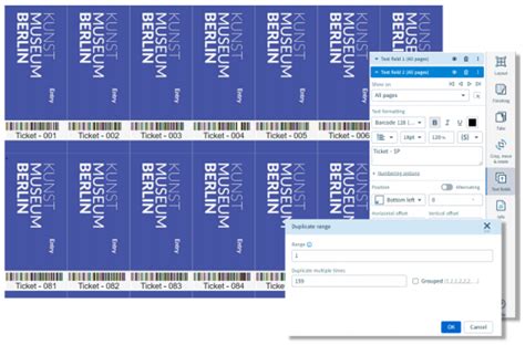 How To Numbering Tickets Accuriopro Flux