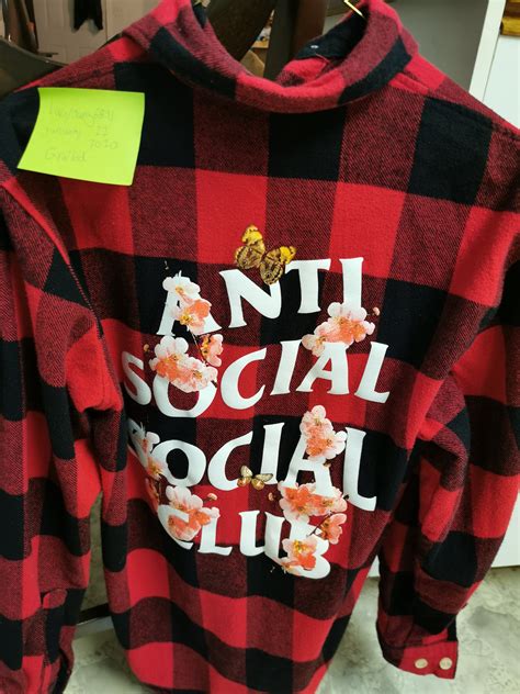 Anti Social Social Club Anti Social Social Club Kkoch Flannel Assc