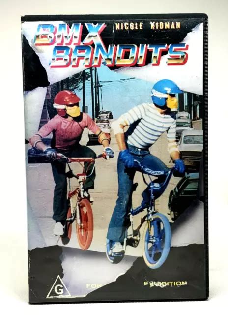 BMX BANDITS VHS PAL Extremely Rare Cover EX RENTAL Big Box TESTED 1983