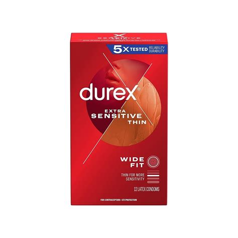 Set 12x Prezervative Durex Extra Sensitive Din Latex Ultra Subtiri