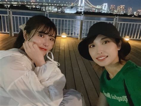 野田 真理愛🐻‍ ️ On Twitter 先日真央お嬢とおデートしてきました🫶一足早い夏を満喫してきたよー！！ 夜の海で写真撮ったら お