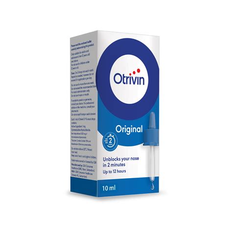 Otrivin Adult Nasal Drops Relieves Allergy 10 Ml Kulud Pharmacy