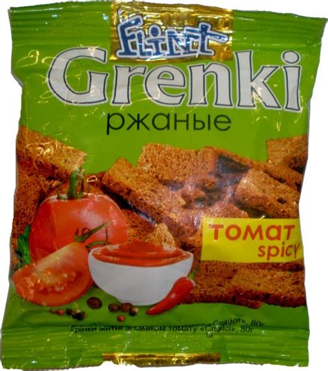 Сухарики Grenki Flint "Томат Spicy" отзывы