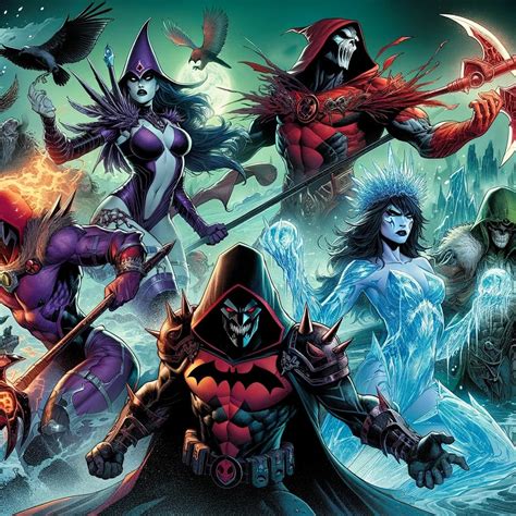 Dc Comic Supervillain Teams R Aiart