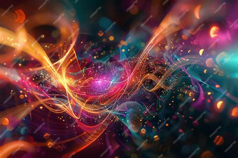 Premium Photo Abstract Visualization Of Quantum Superposition Ar