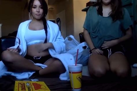 Belly Stuffing Two Girls Belching