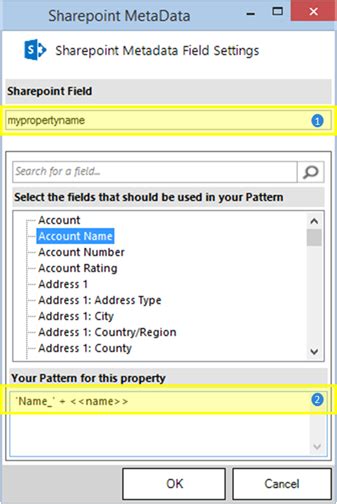 Newsmscrm Blog Sharepoint Metadata Dynamics 365