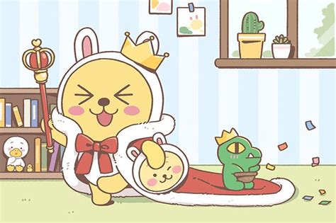 귀여운거에 있는 핀 카카오프렌즈 캐릭터 일러스트 귀여운 그림