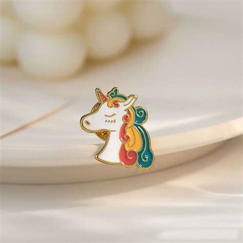 Unicorn Pin Pink Lemon Workshop