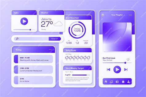 Premium Vector Gradient Ui Ux Design