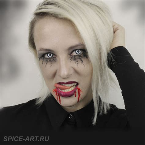 Вампир грим на Halloween Пикабу