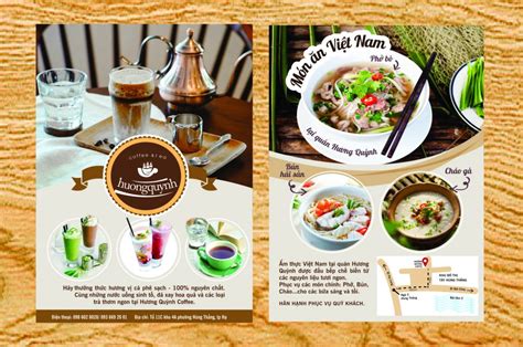 In tờ rơi nhà hàng Công ty in Offset công nghệ cao INANPHAM