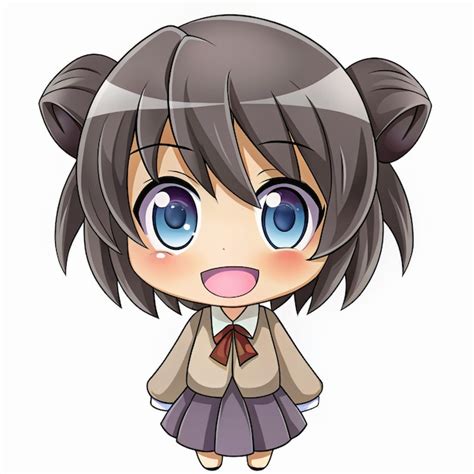 Chibi Kawaii Illustration Showcasing Cute Small Characters With Big Eyes And Vibrant Colors